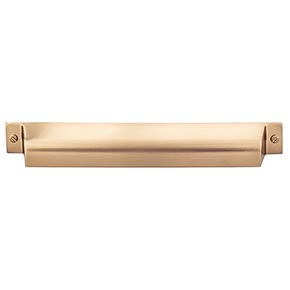 Top Knobs [TK775HB] Die Cast Zinc Cabinet Cup Pull - Channing Series - Honey Bronze Finish - 7 ...