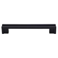 Top Knobs [TK56BLK] Die Cast Zinc Cabinet Pull Handle - Flat Rail Series - Oversized - Flat ...