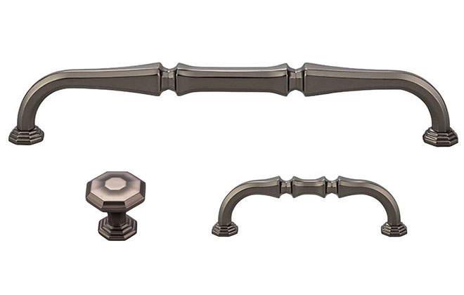 Ash Gray Finish - Chalet Series Decorative Hardware Suite - Top Knobs ...