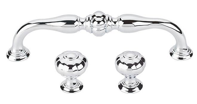 Polished Chrome Finish - Allington Series Decorative Hardware Suite ...