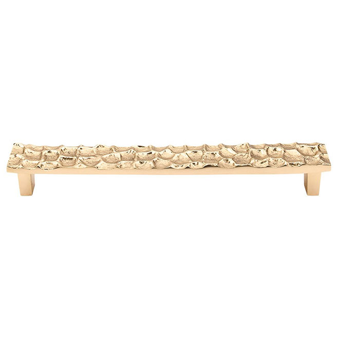 Top Knobs [TK307BR] Solid Brass Cabinet Pull Handle - Cobblestone Series - Oversized - Brass ...
