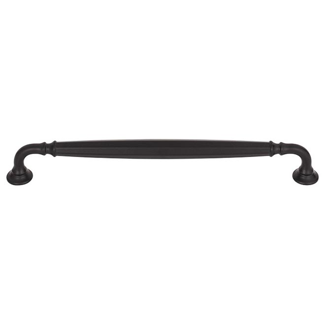 Top Knobs [TK1055BLK] Die Cast Zinc Cabinet Pull Handle - Barrow Series - Oversized - Flat Black ...