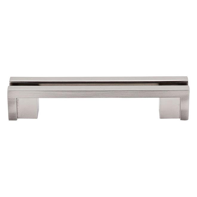 Top Knobs [TK55BSN] Die Cast Zinc Cabinet Pull Handle - Flat Rail ...