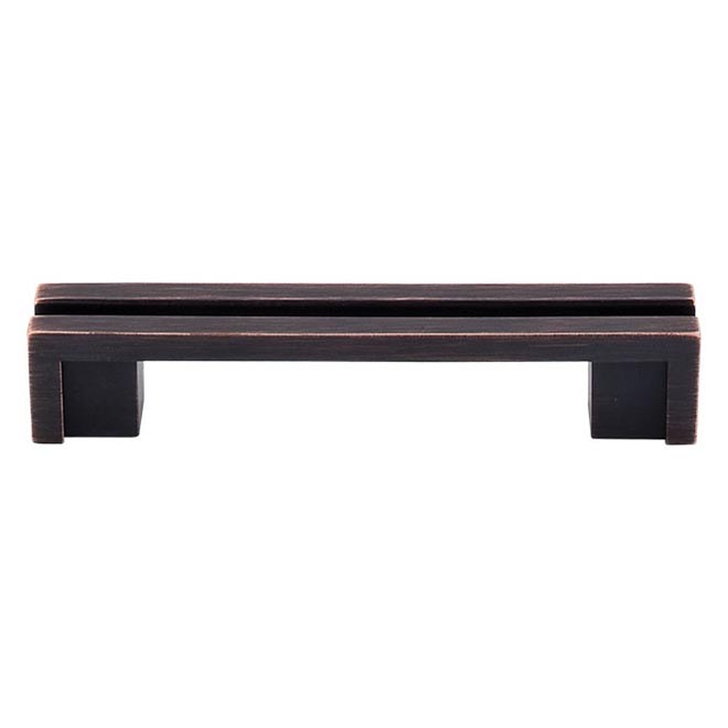 Top Knobs [TK55TB] Die Cast Zinc Cabinet Pull Handle - Flat Rail Series - Standard Size - Tuscan ...